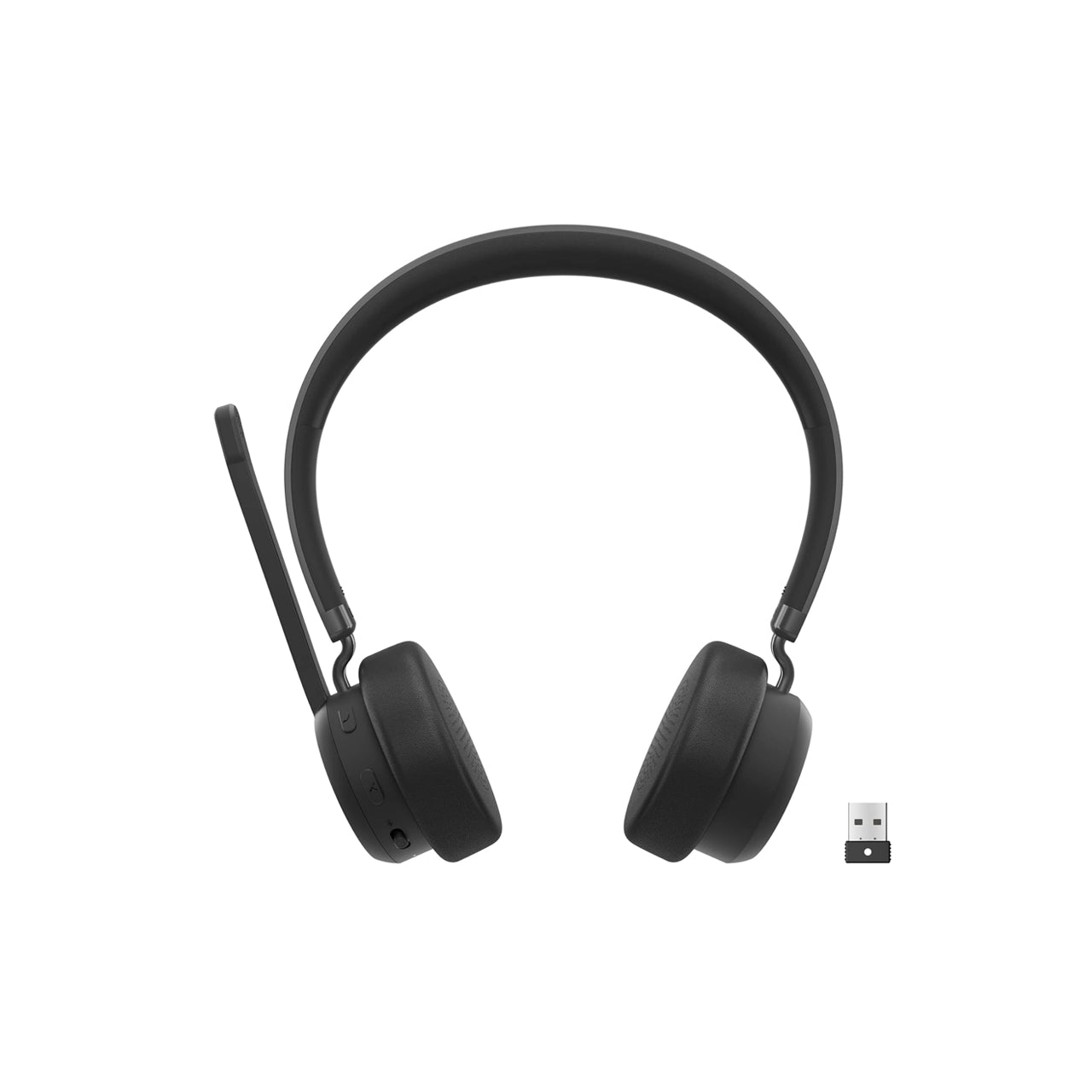 Lenovo Wireless VoIP Headset Teams Certified, Noise-Canceling Mic, Blu ...